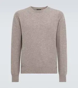 Zegna Ribbed-knit Cashmere Sweater