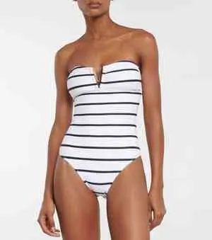 Heidi Klein Long Island Striped Swimsuit