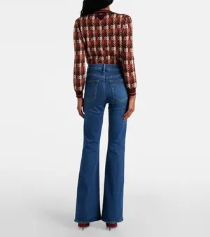 FRAME Le High Flare Jeans - Blue