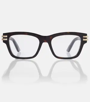 Dior Square Frame Glasses - Black