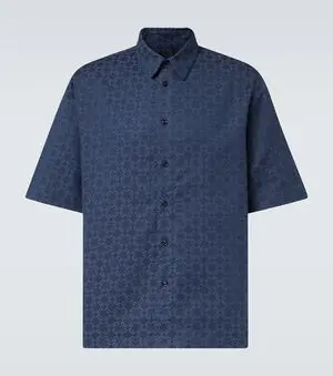 Givenchy Monogram 72 Jacquard Denim Shirt