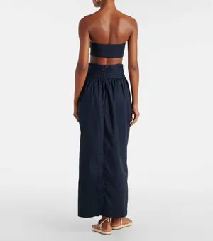 ADRIANA DEGREAS Cotton Maxi Skirt