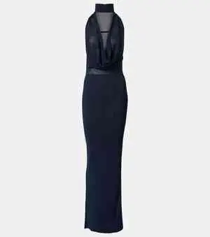 Aya Muse Ruched Evening Dresses