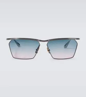 JACQUES MARIE MAGE Bresson Aviator Sunglasses - Black