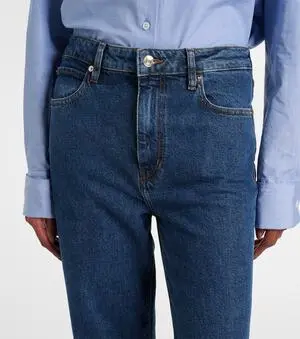 FRAME The Ruler High-rise Straight Jeans