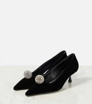 JIMMY CHOO Orb 50 Embellished Pumps