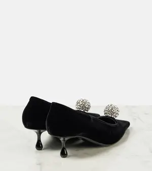 JIMMY CHOO Orb 50 Embellished Pumps