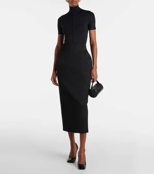 Wardrobe.NYC X Rhw Web Midi Skirt
