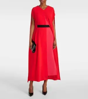 ROKSANDA Fyera Caped Maxi Dress