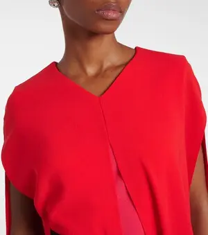 ROKSANDA Fyera Caped Maxi Dress