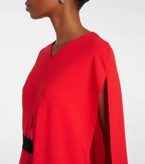 ROKSANDA Fyera Caped Maxi Dress