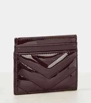 Saint Laurent Cassandre Patent Leather Card Holder