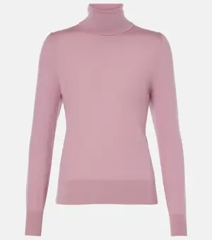 Dries Van Noten Wool Turtleneck Sweater - Pink