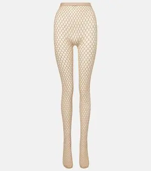 Wardrobe.NYC Wool-blend Tights - Beige