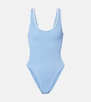 Hunza G Hunza G Faye One Piece Swimsuit Blue