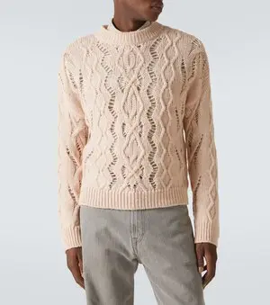 Our Legacy Cable Sonar Roundneck Wool Sweater