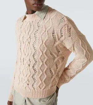 Our Legacy Cable Sonar Roundneck Wool Sweater