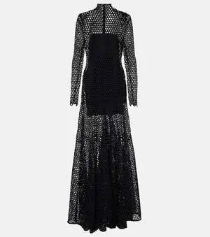 David Koma Macramé Gown