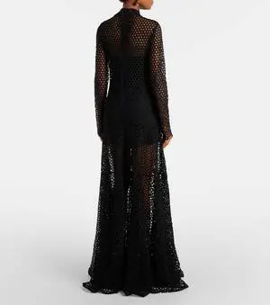 David Koma Macramé Gown