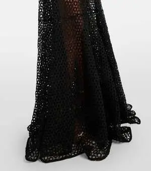 David Koma Macramé Gown
