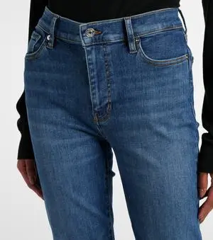 FRAME Le High Straight Cropped Jeans