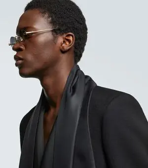 Cartier Panthère De Oval Sunglasses - Grey