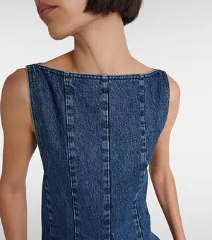 Khaite Mags Denim Mini Dress