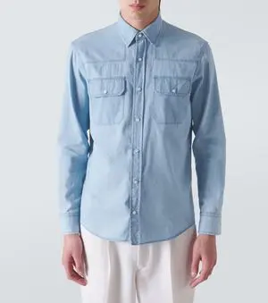 Zegna Denim Western Shirt