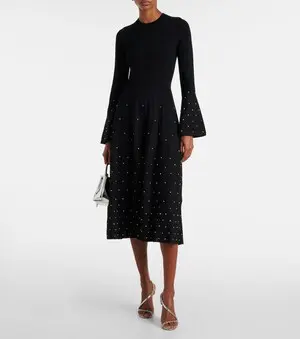 Simkhai Pruitt Embellished Midi Dress