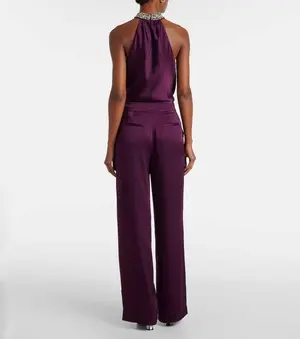 Simkhai Kira Wide-leg Pants - Purple