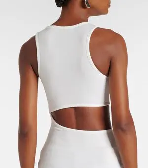 Christopher Esber Arc Stone Ribbed-knit Tank Top