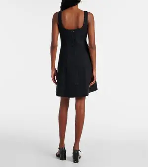 Veronica Beard Delphine Cotton-blend Mini Dress