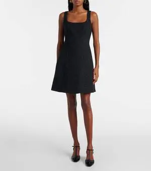 Veronica Beard Delphine Cotton-blend Mini Dress