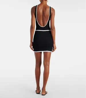 Hunza G Swimskirt Miniskirt - Black