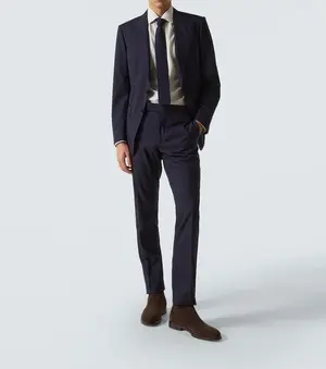 Ralph Lauren Purple Label Checked Cotton Shirt