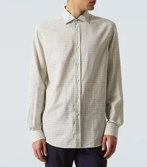 Ralph Lauren Purple Label Checked Cotton Shirt
