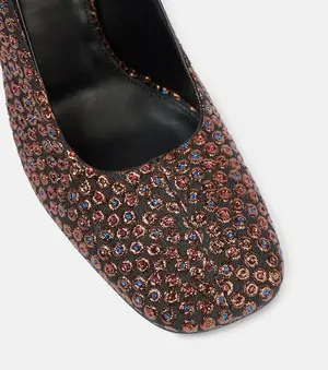 Dries Van Noten Jacquard Wedge Pumps
