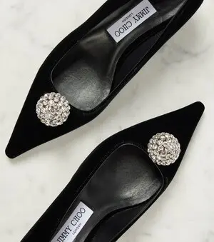 JIMMY CHOO Orb 50 Embellished Pumps