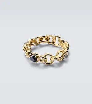 SPINELLI KILCOLLIN Fused Serpens Large 18kt Ring With Diamond - Gold