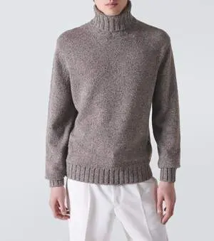 Zegna Cashmere Turtleneck Top
