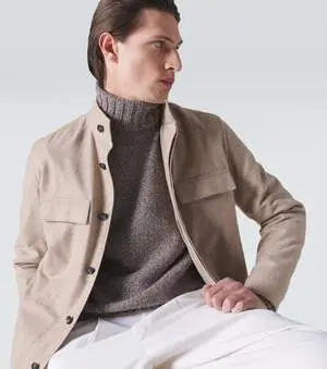 Zegna Cashmere Turtleneck Top