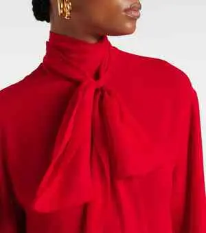 Valentino Garavani Wool And Silk Georgette Shirt