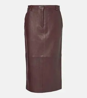 Co Leather Pencil Skirt