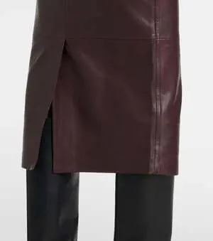 Co Leather Pencil Skirt