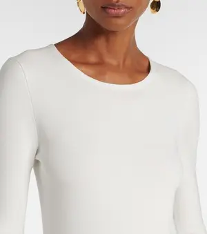 Simkhai Damoni Pleated Midi Dress - White