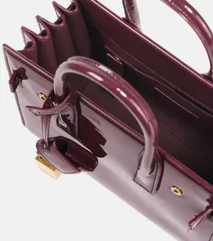 Saint Laurent Sac De Jour Nano Tote Bag - Burgundy