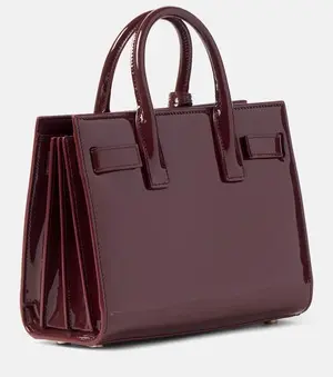 Saint Laurent Sac De Jour Nano Tote Bag - Burgundy