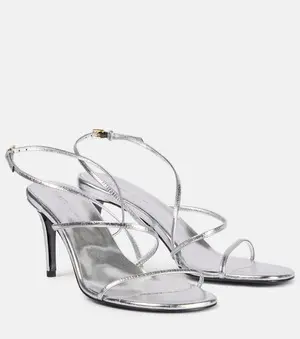 Khaite Loop 75 Leather Sandals