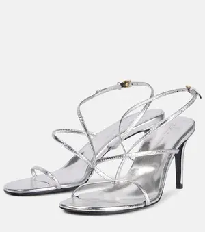 Khaite Loop 75 Leather Sandals