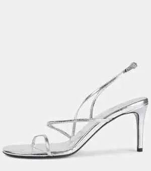 Khaite Loop 75 Leather Sandals